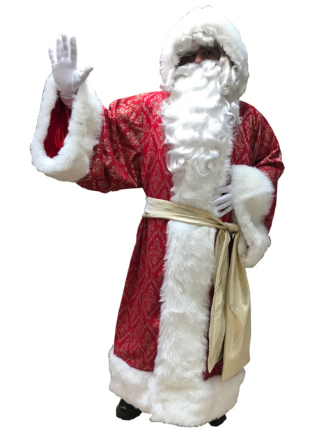 Professional Santa Claus Wardrobe | Father Christmas Hooded Robe