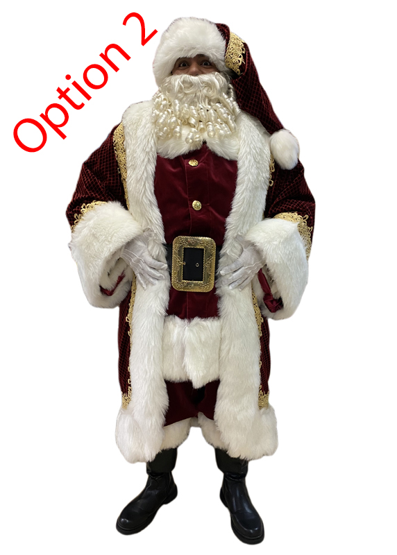 Professional Adele's Santa Claus Wardrobe|Royal Robe Ensemble|Diamond ...