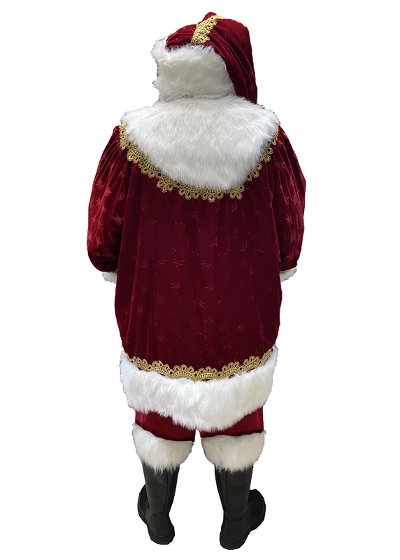 Professional Adele's Santa Claus Wardrobe | Stars Embossed Continental ...