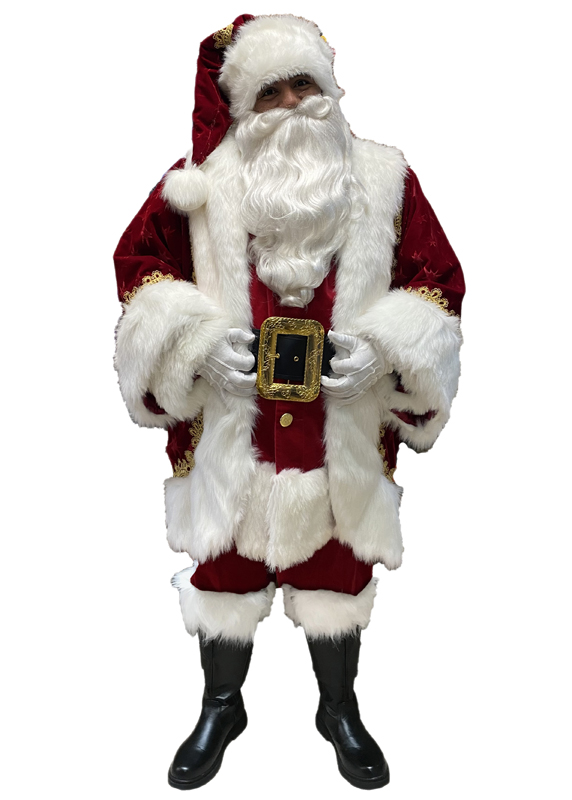 Professional Adele's Santa Claus Wardrobe | Stars Embossed Continental ...