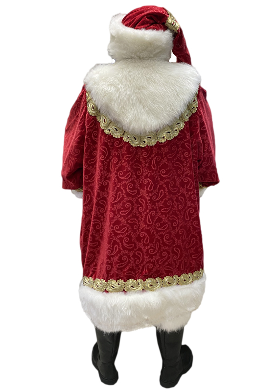 Professional Adele's Santa Claus Wardrobe | Paisley Embossed Velvet ...