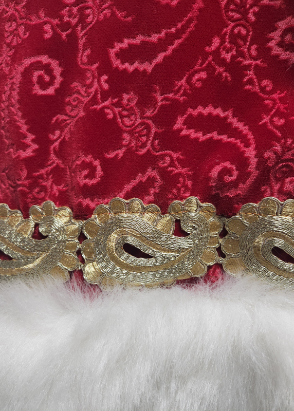 Professional Adele's Santa Claus Wardrobe | Paisley Embossed Velvet ...