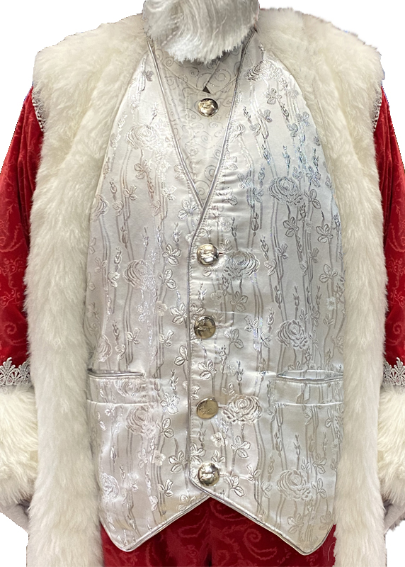 Professional Adele's Santa Claus Wardrobe Paisley Embossed Velvet Royal ...