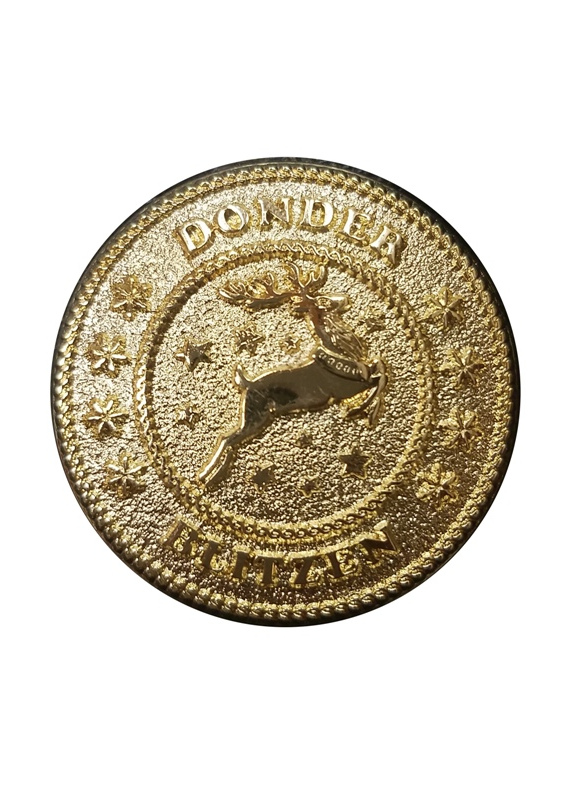 Professional Santa Claus Buttons/Santa's Special Reindeer Buttons ...